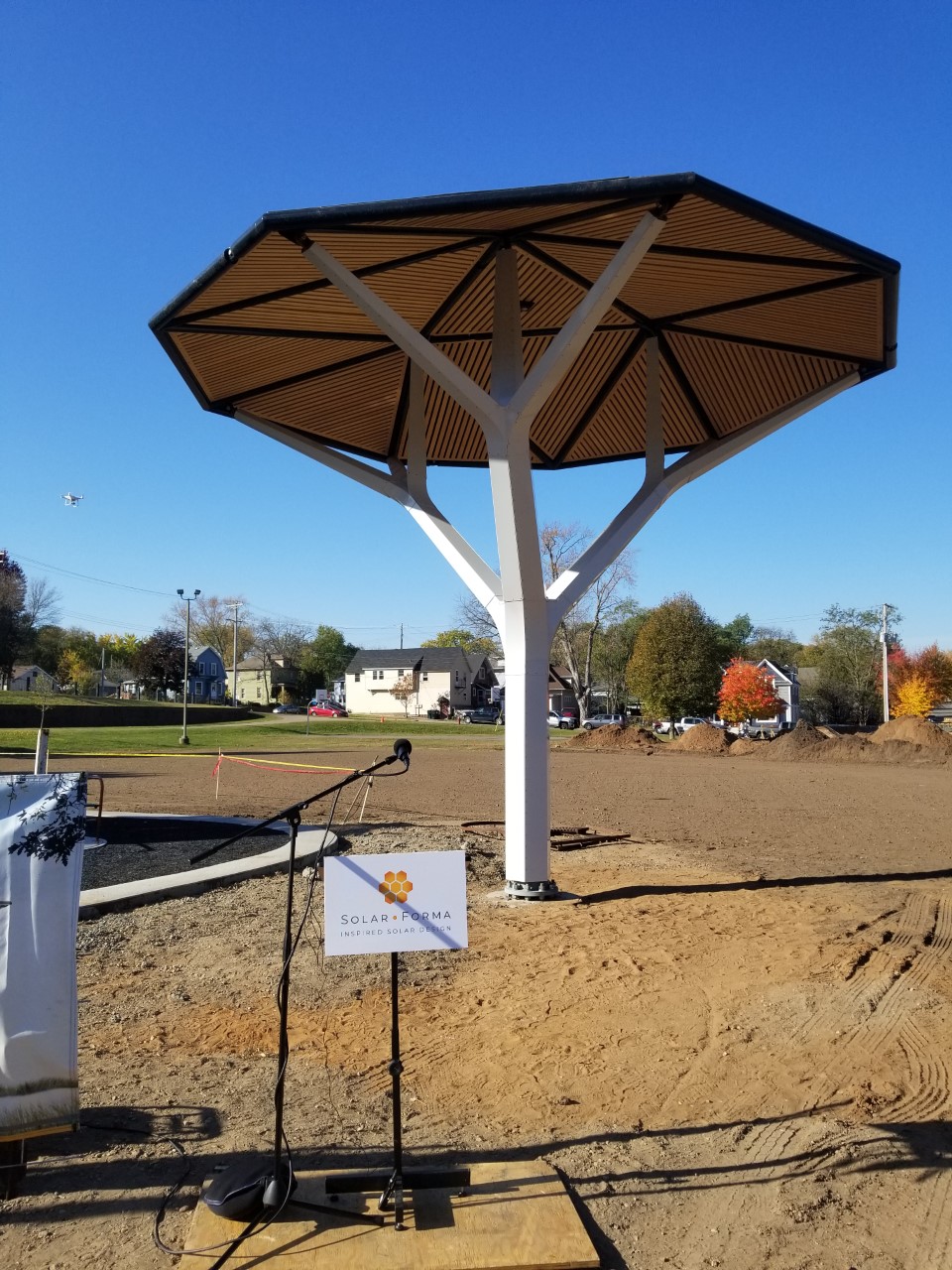 Solar Forma Design Installs First E-Cacia Solar Tree - Office of ...